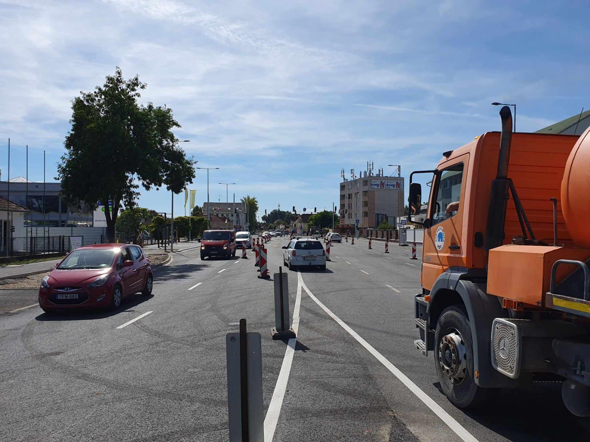 Megindulhatott a forgalom az Izsáki és Dózsa György úton