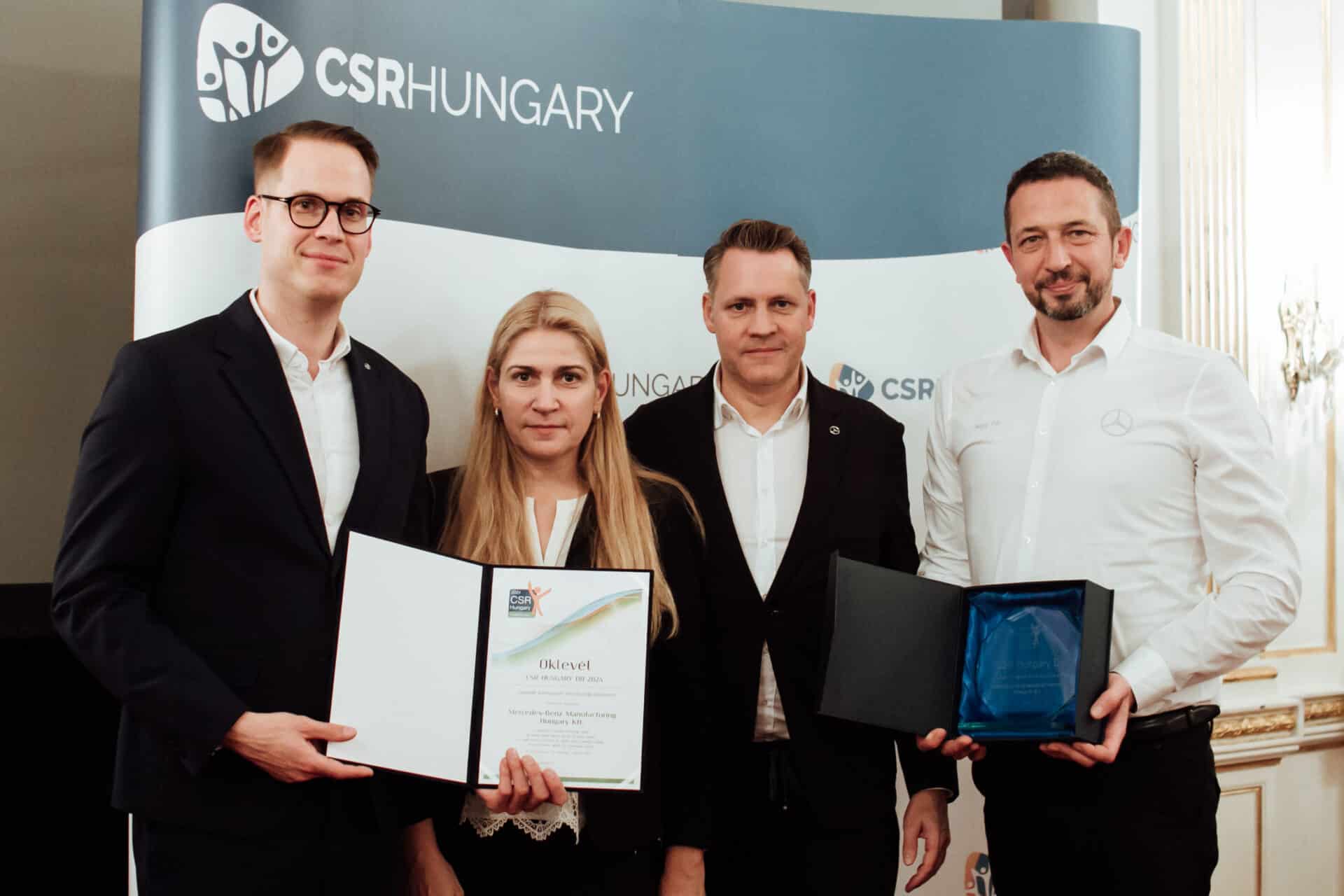 A Mercedes-Benz kecskeméti gyára elnyerte a CSR Hungary Díj ...